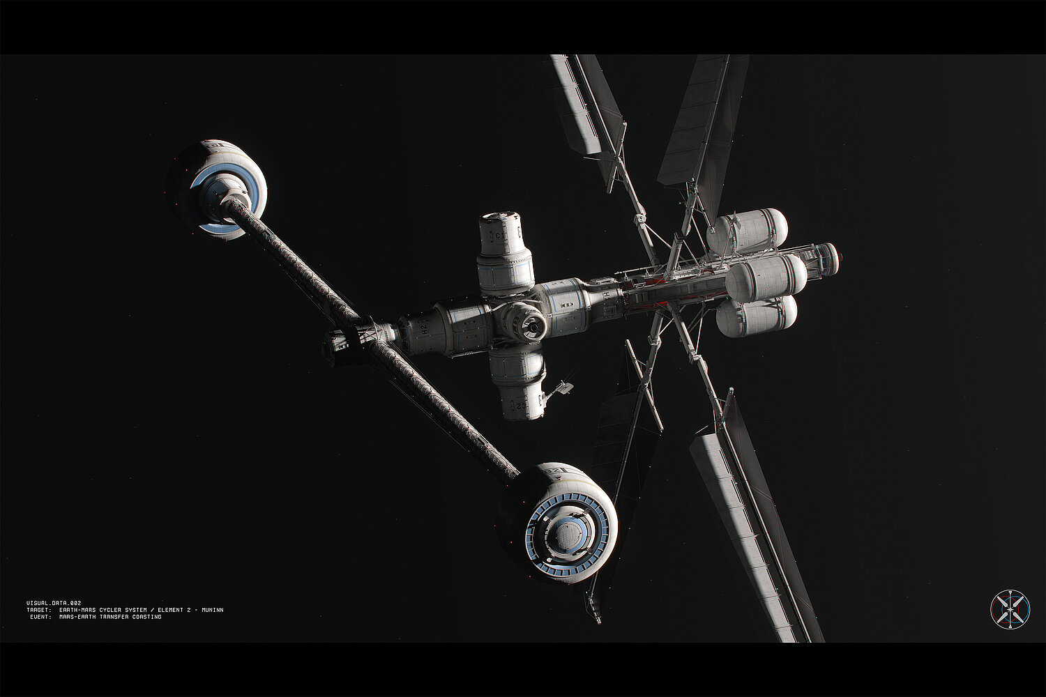 Jacques Rougerie Database : EARTH-MARS CYCLER SYSTEM