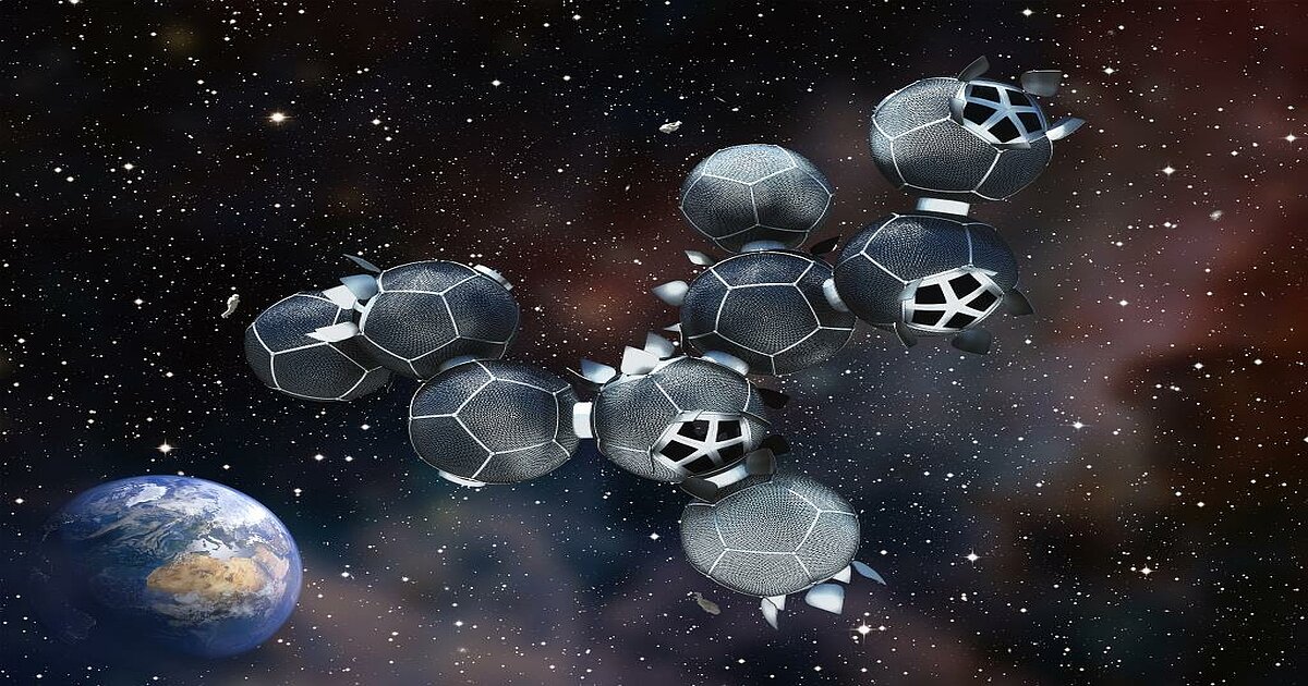 Jacques Rougerie Database : Dodecaplex Space Ecosystem - Revamp The Future