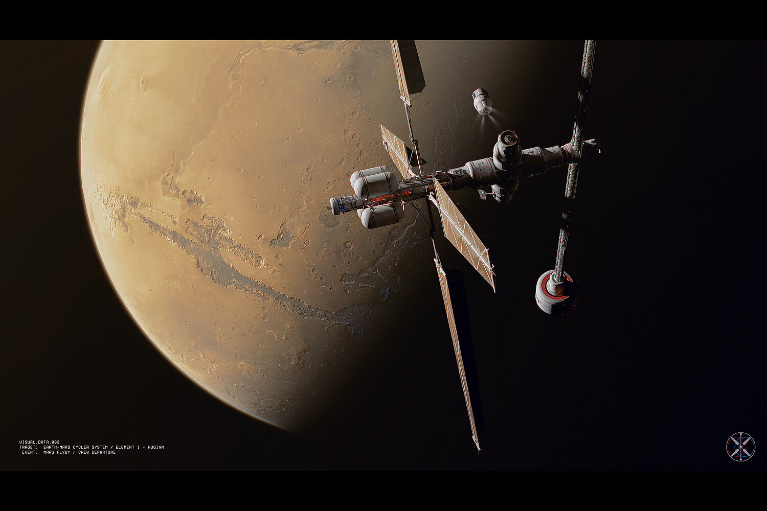 Jacques Rougerie Database : EARTH-MARS CYCLER SYSTEM