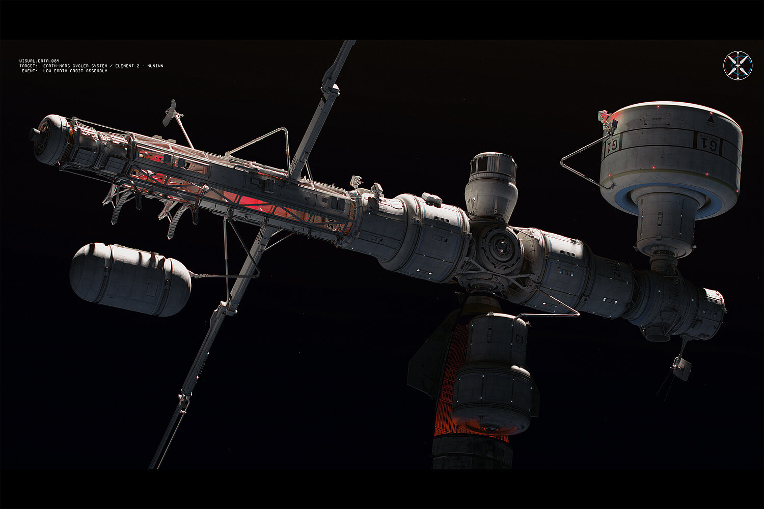 Jacques Rougerie Database : EARTH-MARS CYCLER SYSTEM