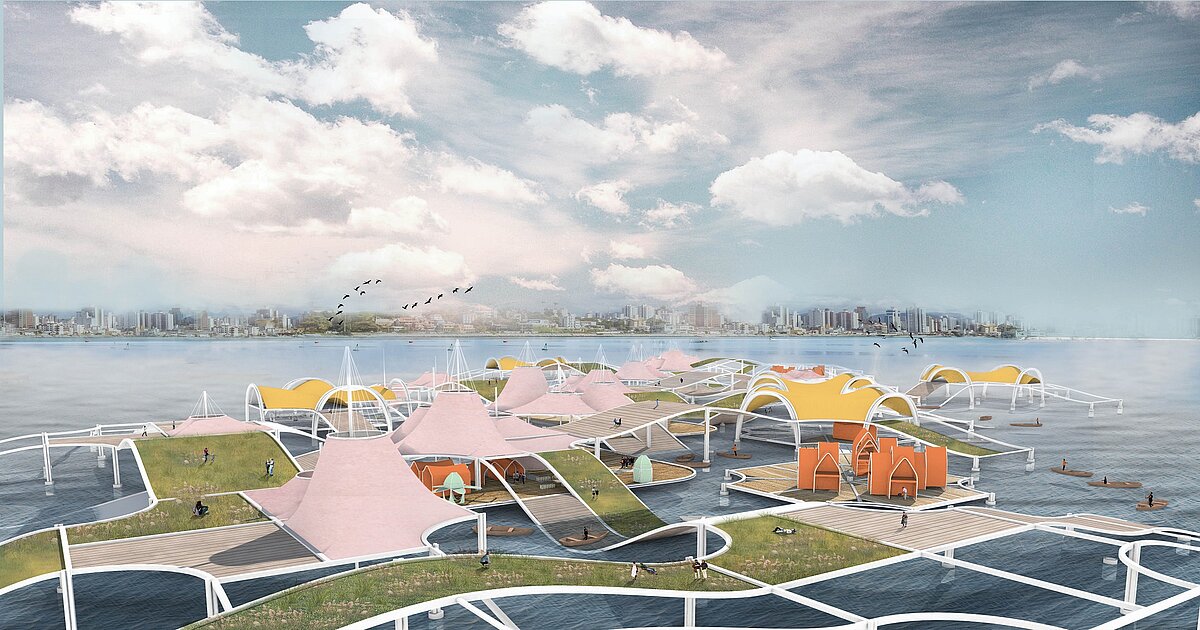 Jacques Rougerie Database : Aqua-LOG - An undulating waterlogged-city ...