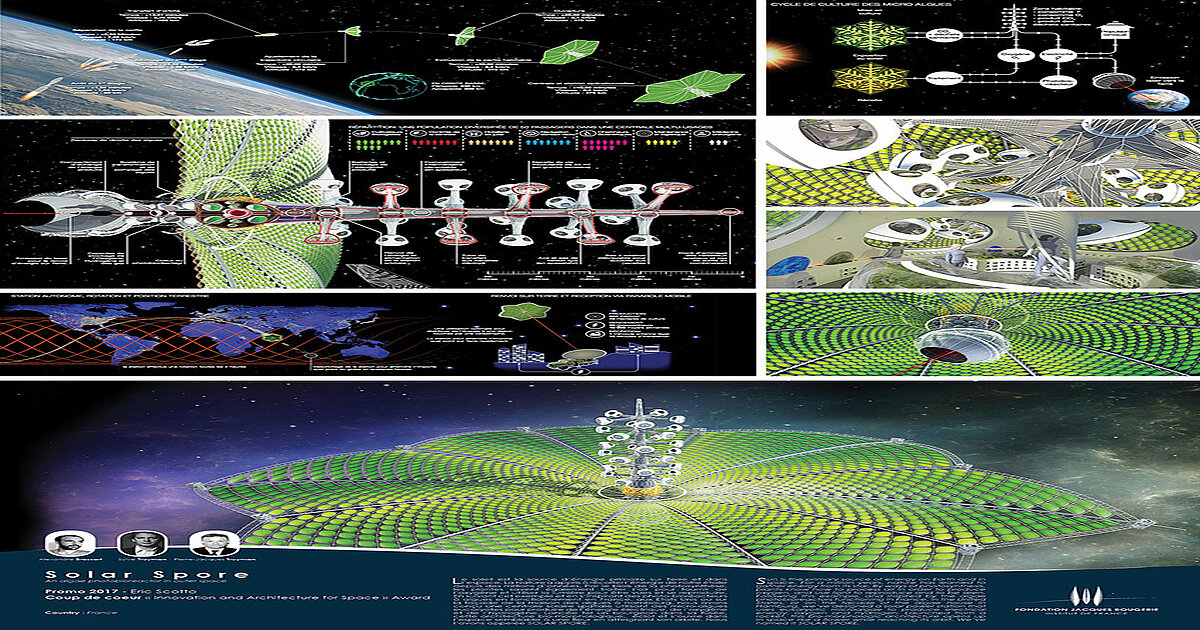 Jacques Rougerie Database : SOLAR SPORE - An algae photobioreactor in ...
