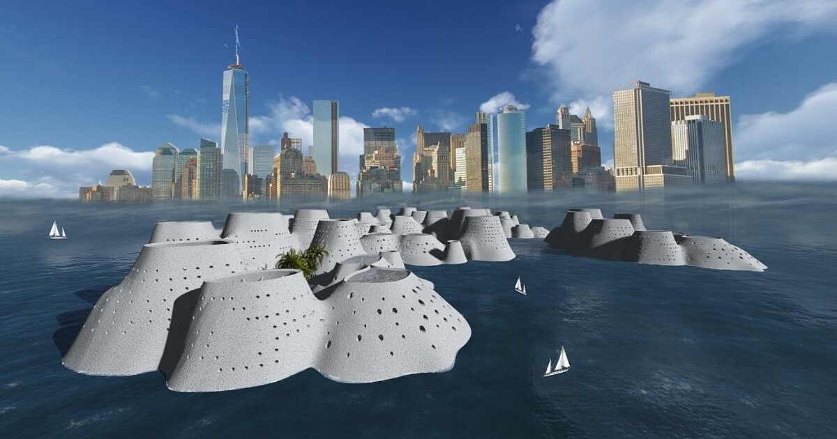 Jacques Rougerie Database : BarnaCITY - Using sea-level rise to create ...