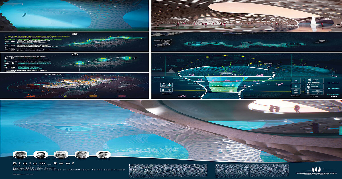 Jacques Rougerie Database : BIOLUM_REEF - An eco-friendly inhabited reef