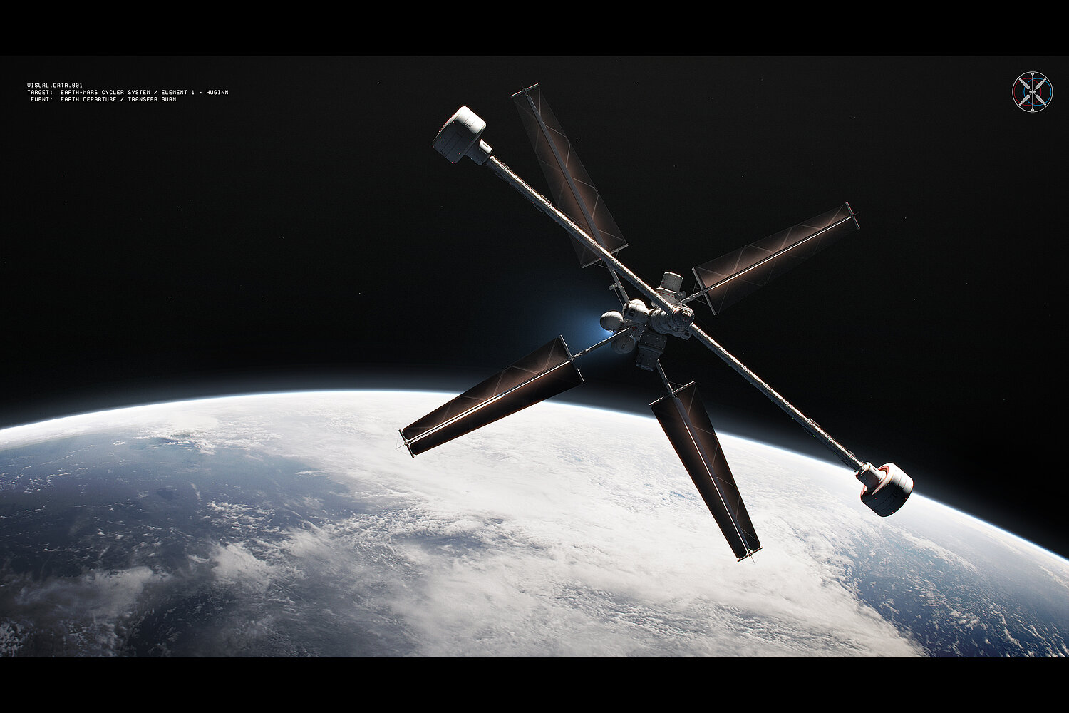 Jacques Rougerie Database : EARTH-MARS CYCLER SYSTEM